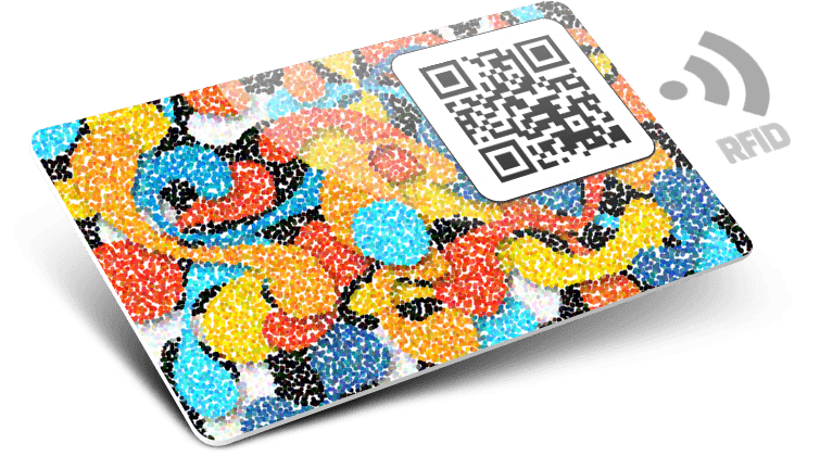 Tessere in plastica con RFID e QR Code