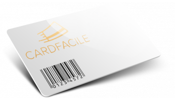Cartes en PVC avec Code Barres - Cardfacile